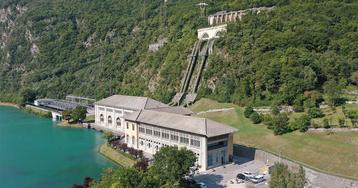 The "Nove '25" hydroelectric power plant, Italy | Enel Green Power