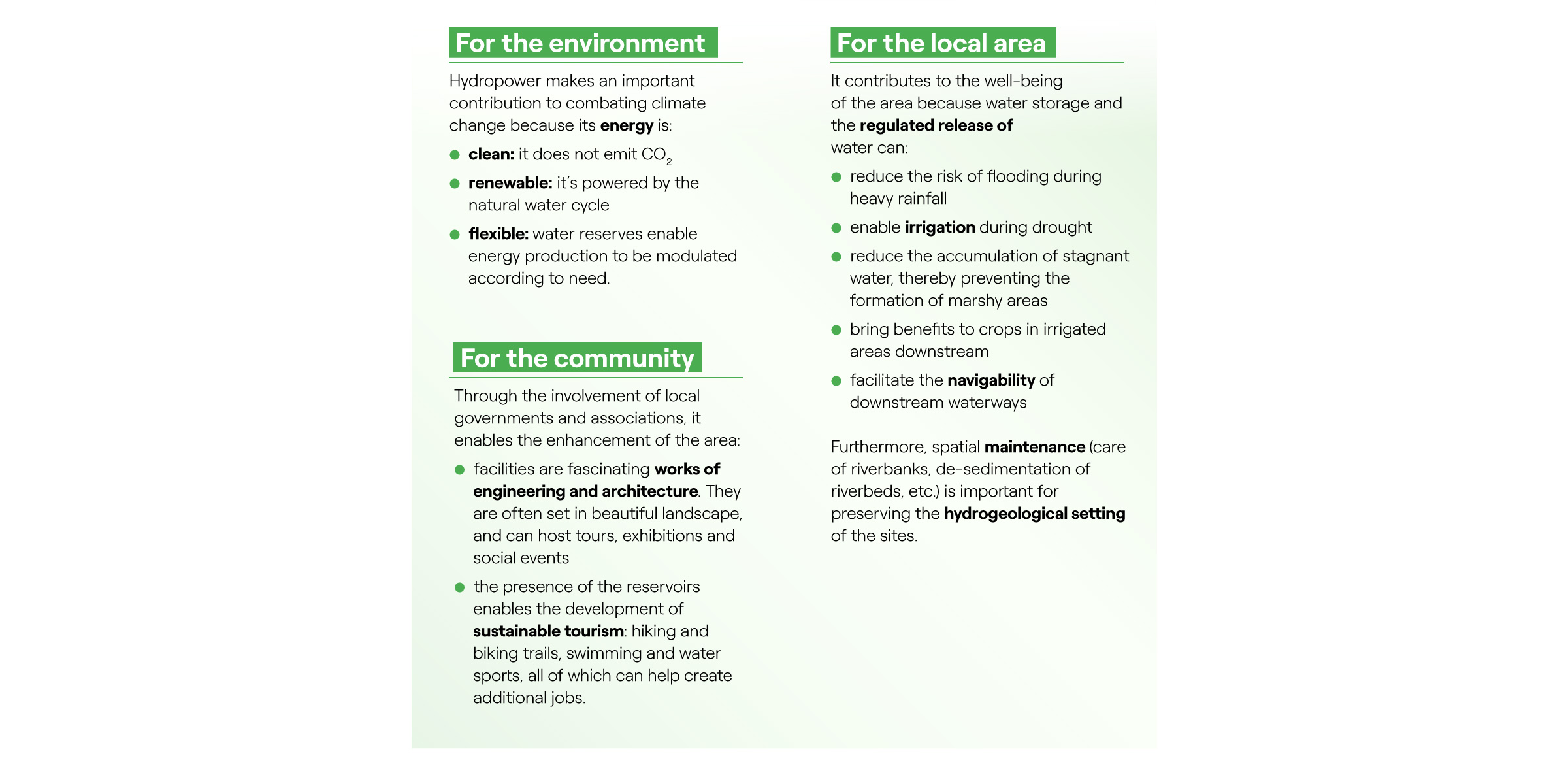 Advantages Of Hydroelectric Power