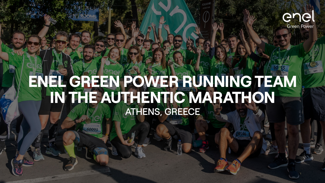 Enel Green Power Running Team in the authentic marathon - Athens ...